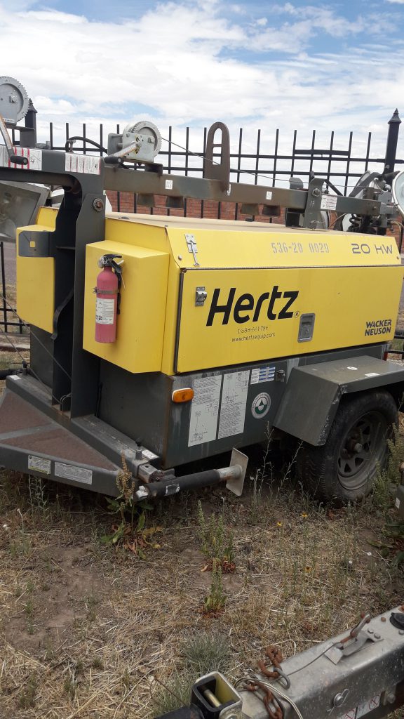 Montacargas MDL | GENERADOR – LUMINARIA WACKER 20KW